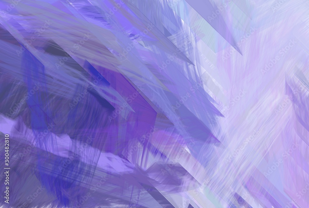 abstract futuristic line design with medium purple, lavender blue and ...