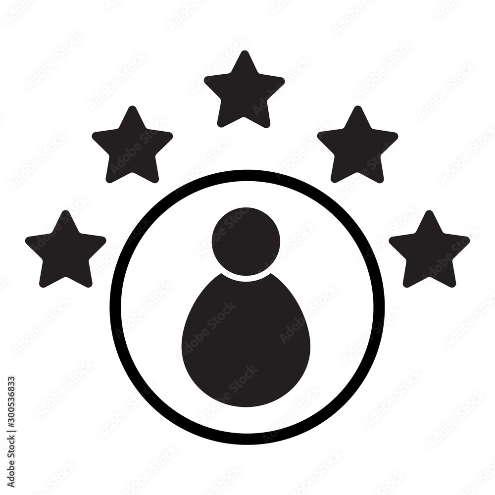 customer experience icon on white background. flat style. satisfaction ...