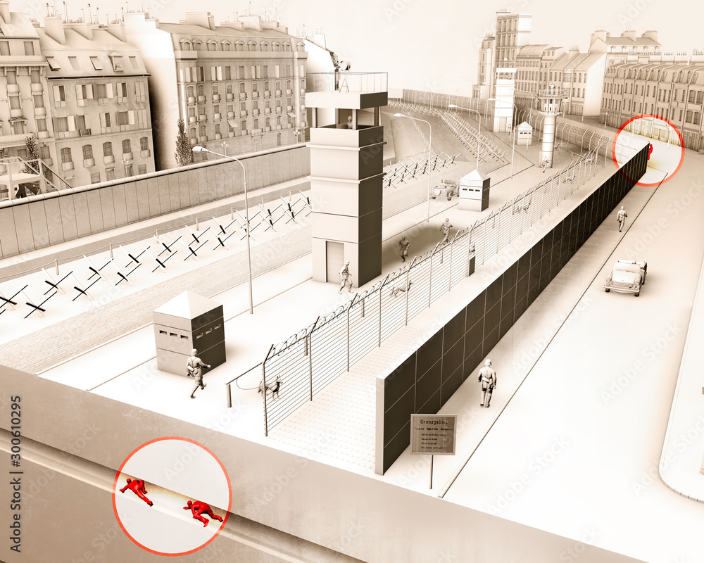 Berlin Wall 1961 Escape