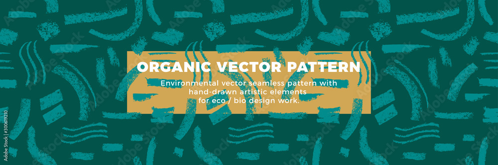 Organic seamless pattern with Abstract organic background for natural ...