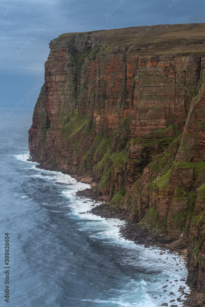Rackwick Bay, a crofting township on the island of Hoy and considered ...