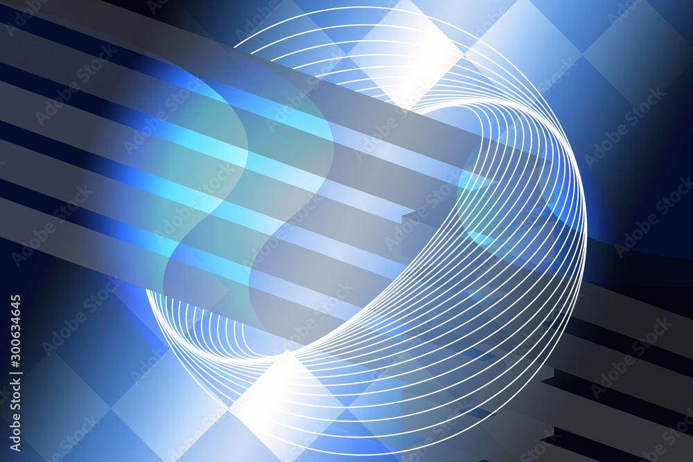 abstract, blue, design, illustration, wave, lines, curve, light ...