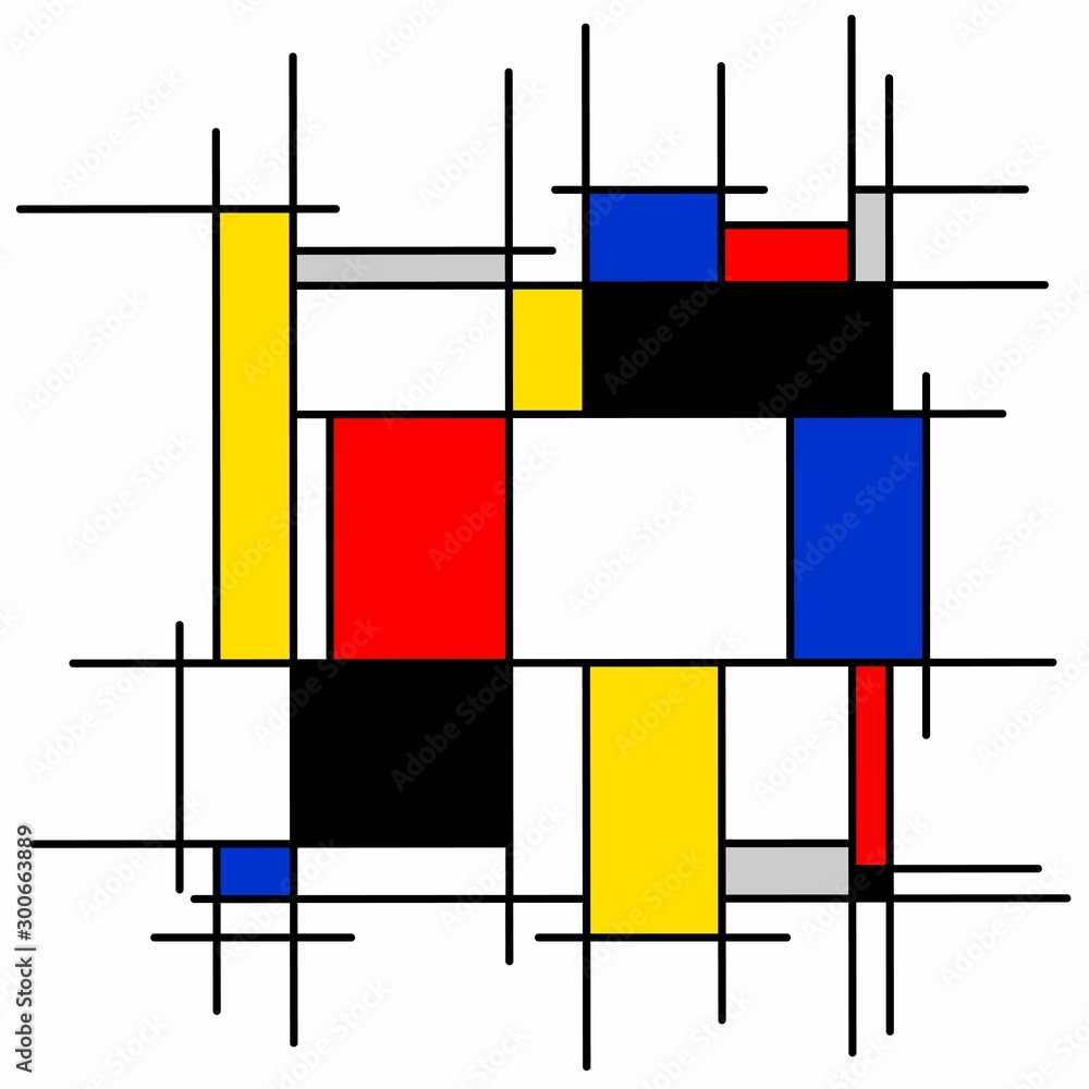 Abstract Painting Squares