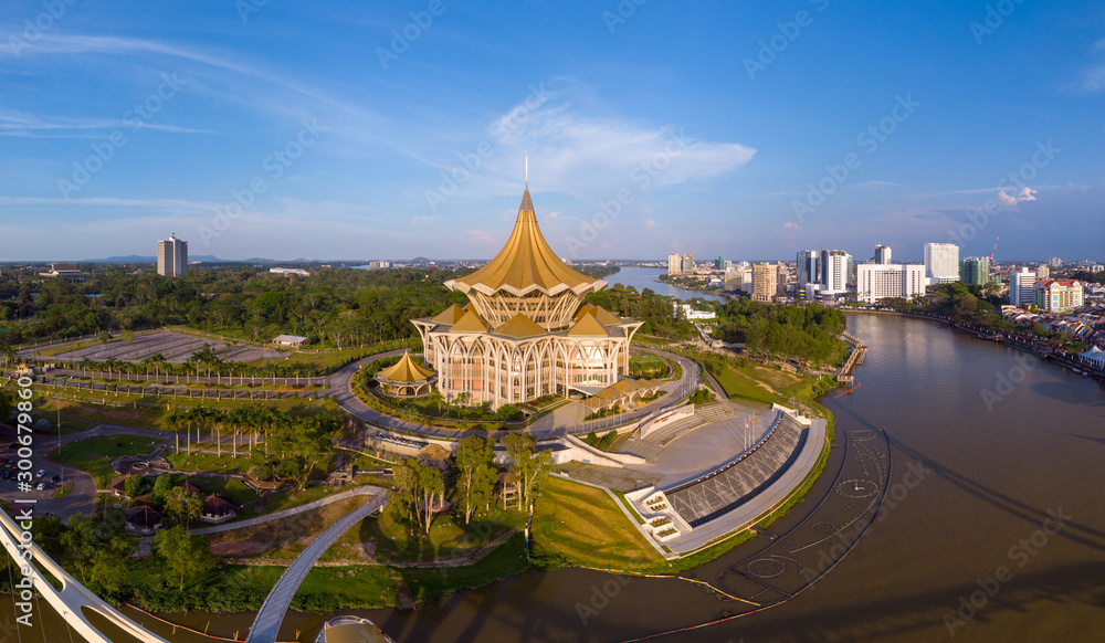 Aerial image Of An Iconic Building Dewan Undangan Negeri At Kuching ...