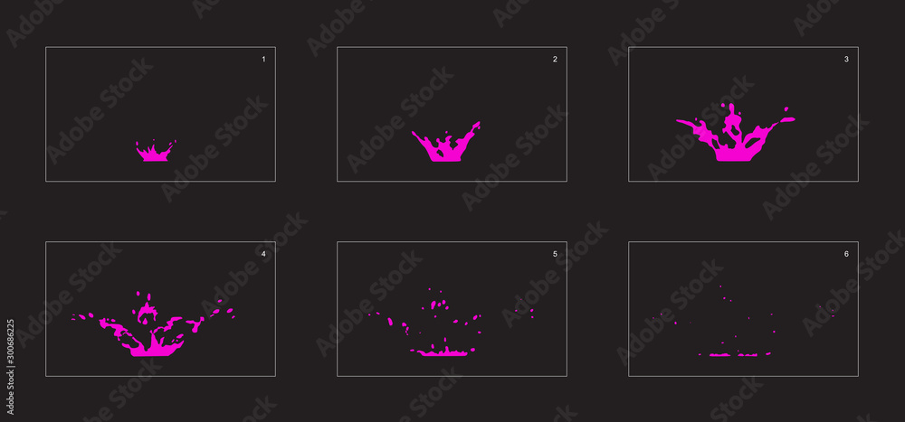 poison splash special effect animation frames sprite sheet. poison ...