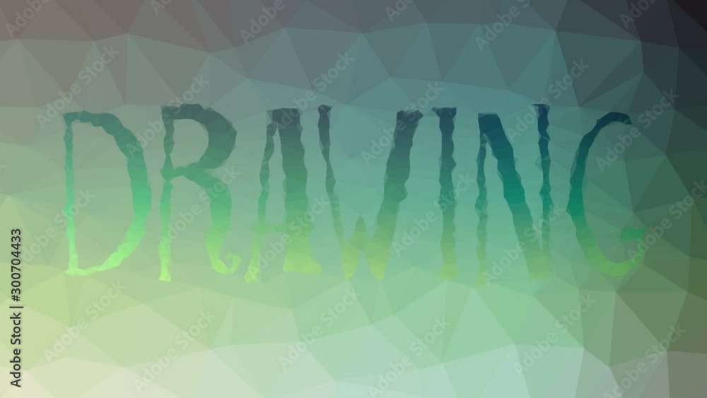 Video Stock Drawing dissolving strange tessellation looping pulsing ...