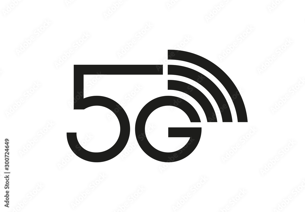Vetor de 5G vector icon, 5th generation of cellular network technology ...