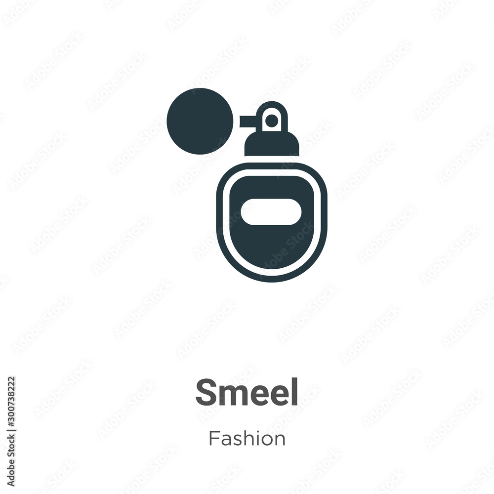 Smeel vector icon on white background. Flat vector smeel icon symbol ...