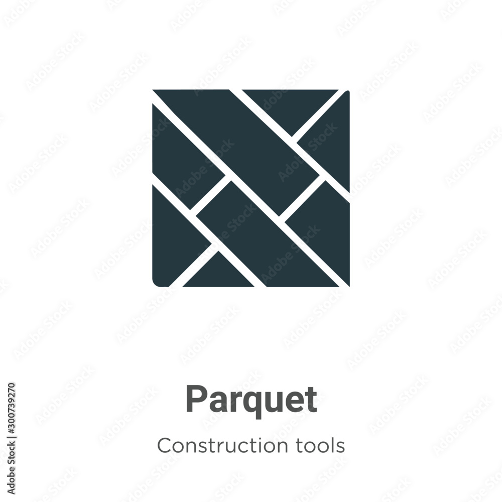 Parquet vector icon on white background. Flat vector parquet icon ...