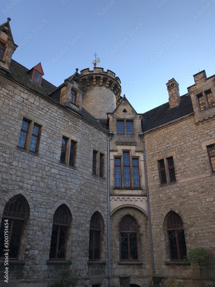 Marienburg Castle (Germany). May 2018. The castle is located in the ...