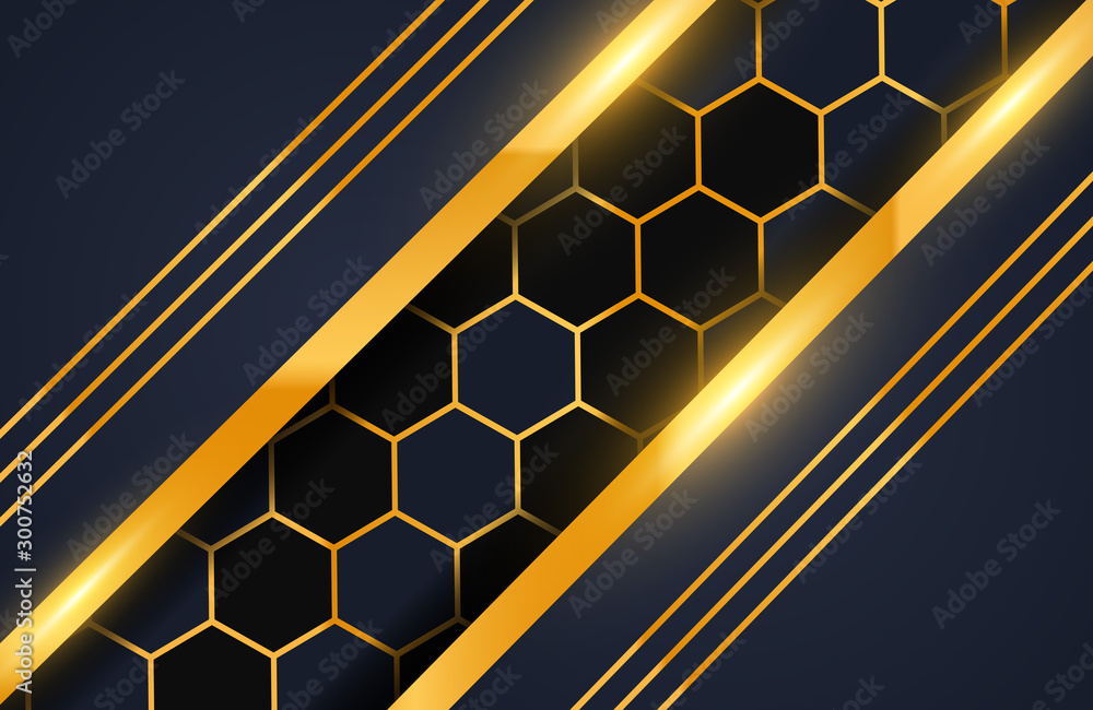 Geometric luxury gold metal background. Graphic design element for ...