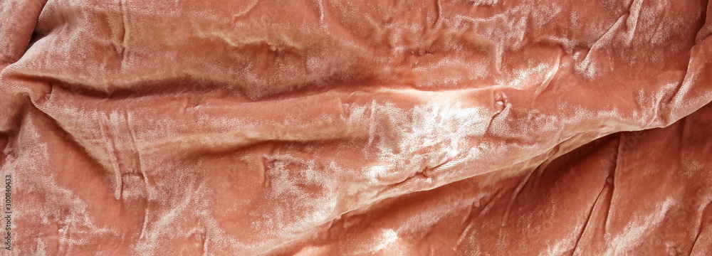 velvet texture pastel pink color background banner, expensive luxury ...