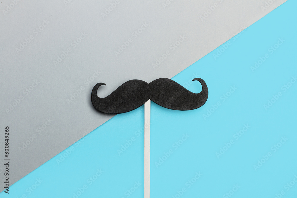Bigote mostacho negro, accesorios para fotomatones, carnaval, fiestas ...