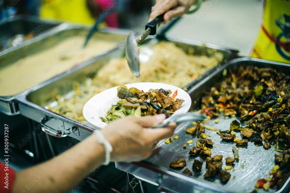 The concept of food needs, food shortages: free food distribution to ...