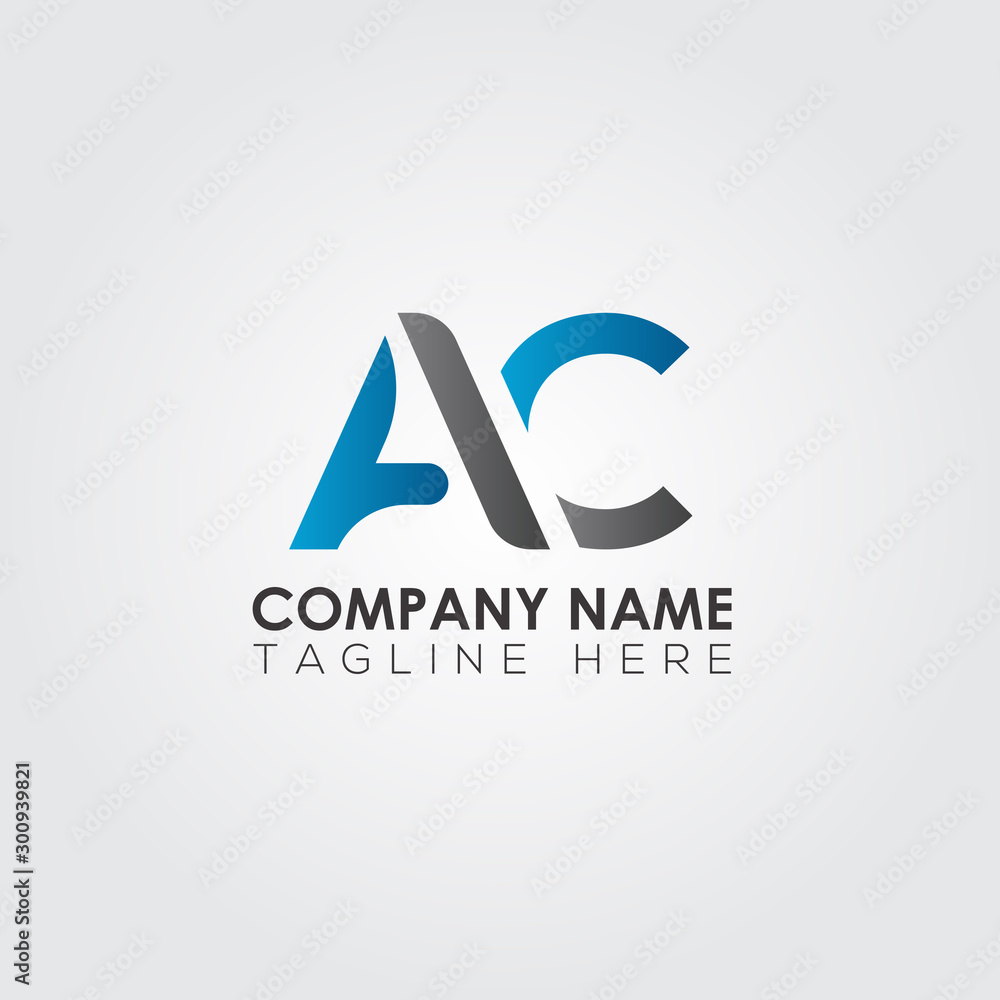 Simple AC letter Logo. Creative Letter AC Logo vector Template. letter ...
