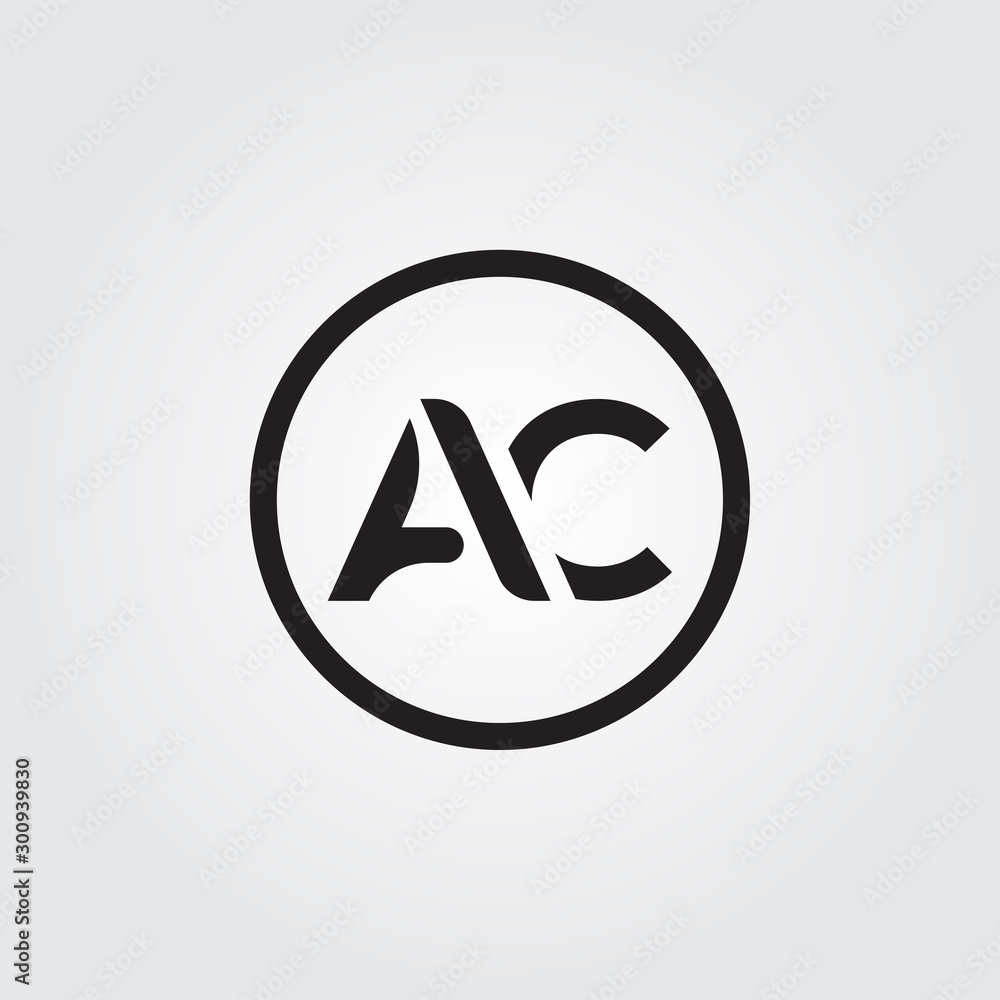 Simple AC letter Logo. Creative Letter AC Logo vector Template. letter ...
