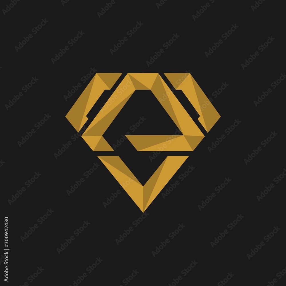 Letter Capital A Of Diamond Luxury Creative Icon Logo Design Template ...