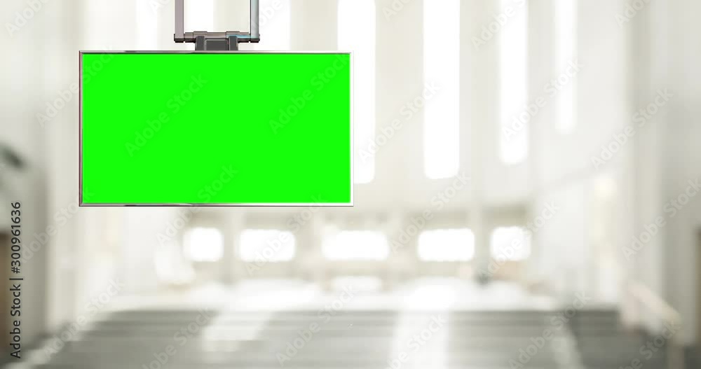 Office Virtual Set Backdrop for Green Screen Video Productions Stock ...