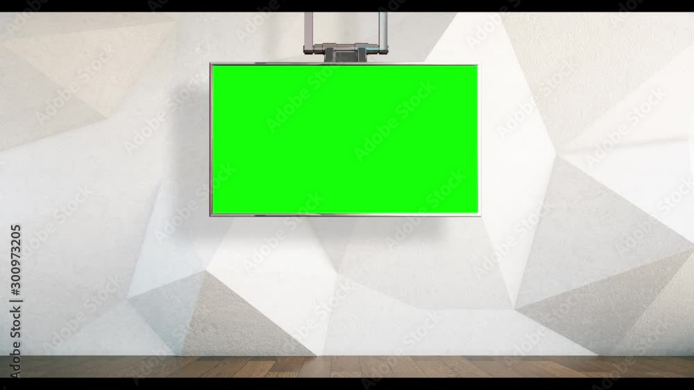 Simple Virtual Studio Presenter Background with Interesting Texture and ...