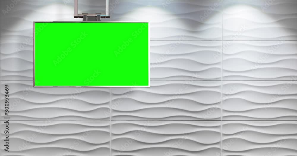 Simple Virtual Studio Presenter Background with Interesting Texture and ...