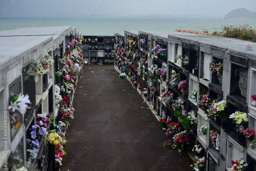 The maritime cemetery of La Ballena (Castro Urdiales), Santander ...