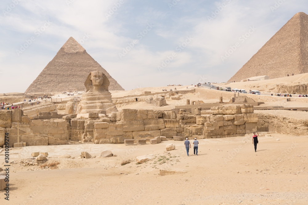 Famous pyramids of Cairo, Egypt Stock Photo | Adobe Stock
