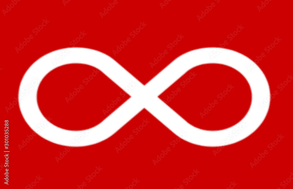The Métis flag was first used by Métis resistance fighters in Canada ...