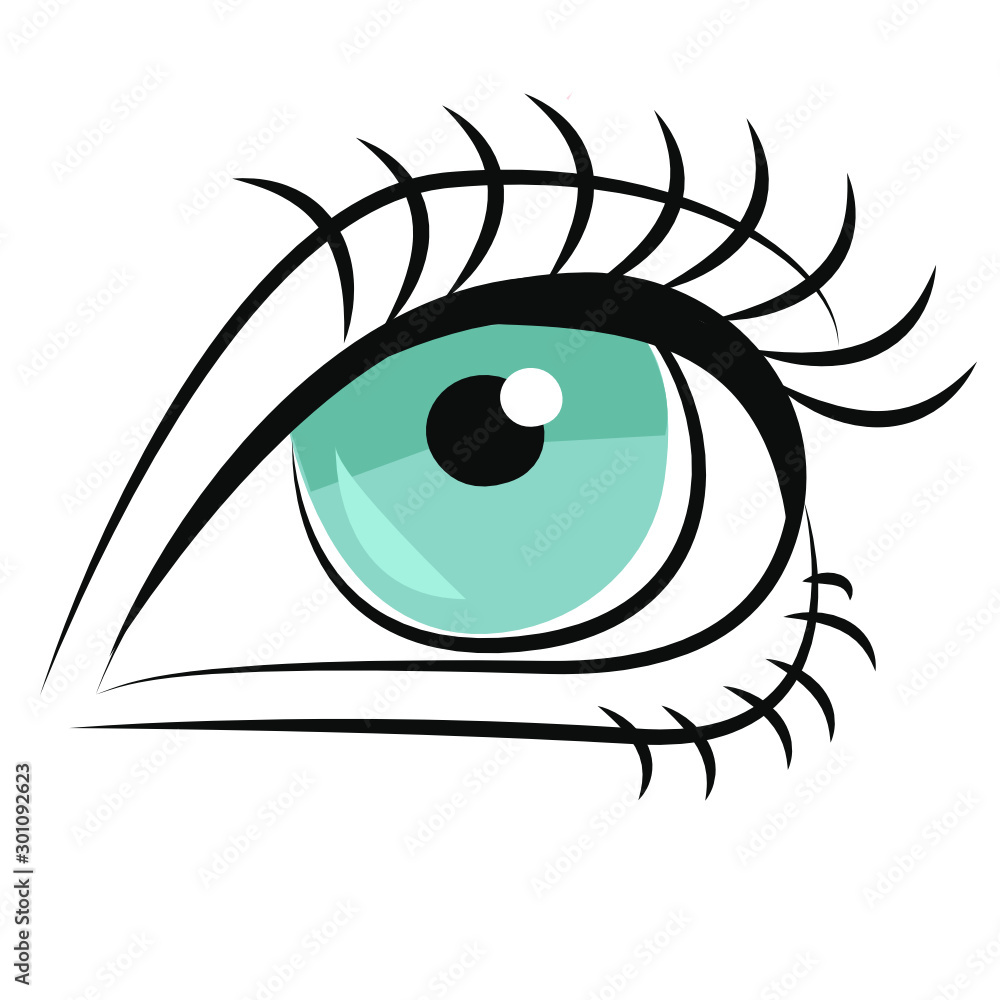 Abstract Eye Drawing