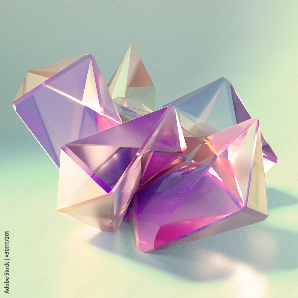 Beautiful, light, elegant background. 3d illustration, 3d rendering ...