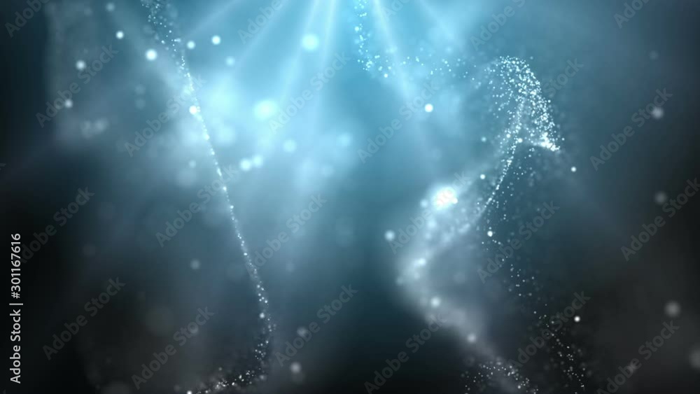 Elegant fantasy abstract science and spirituality motion background ...