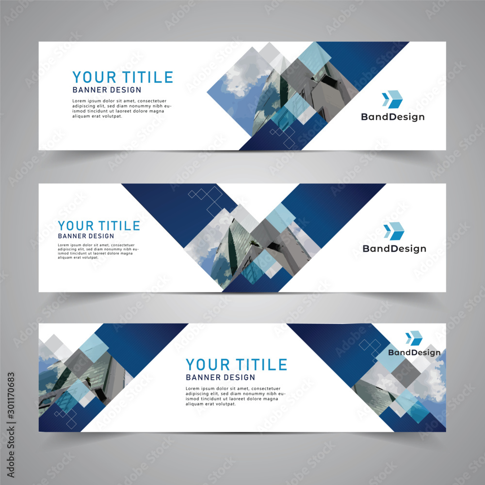 Abstract Header Banner design Vector Background for cover page website ...