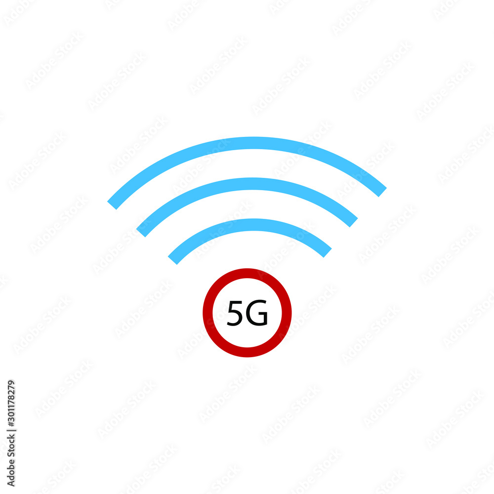 Design of symbols/logo 5G generations. New Generation ...