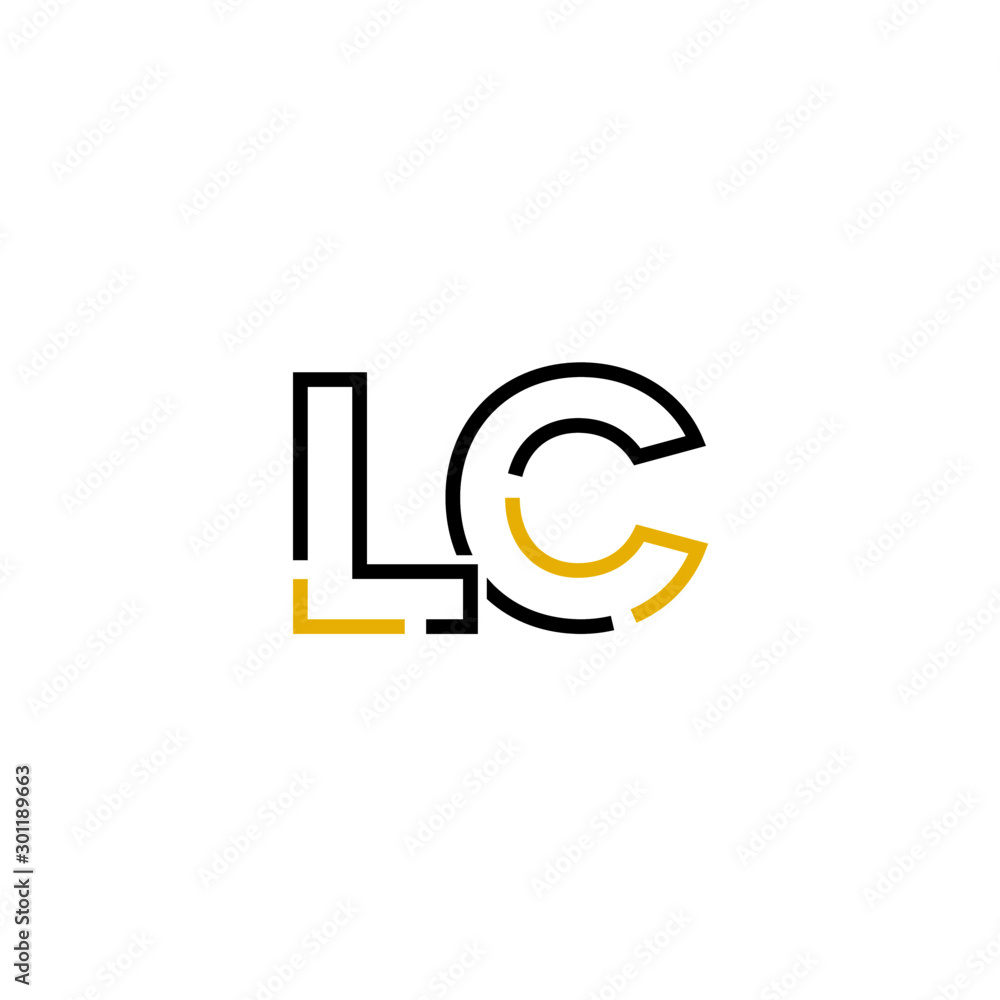 Letter LC logo icon design template elements Stock Vector | Adobe Stock