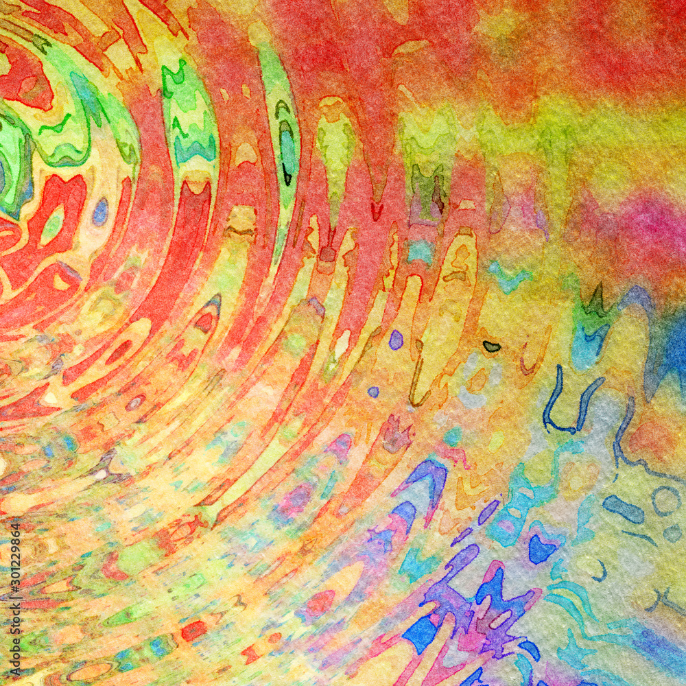 Abstract design pattern for decor textile and fabric, contemporary art ...