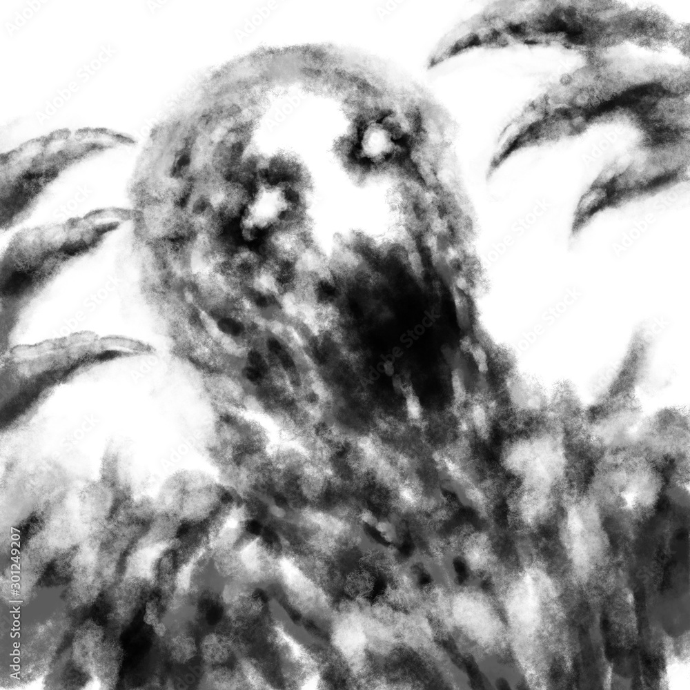 Screaming Demon Face