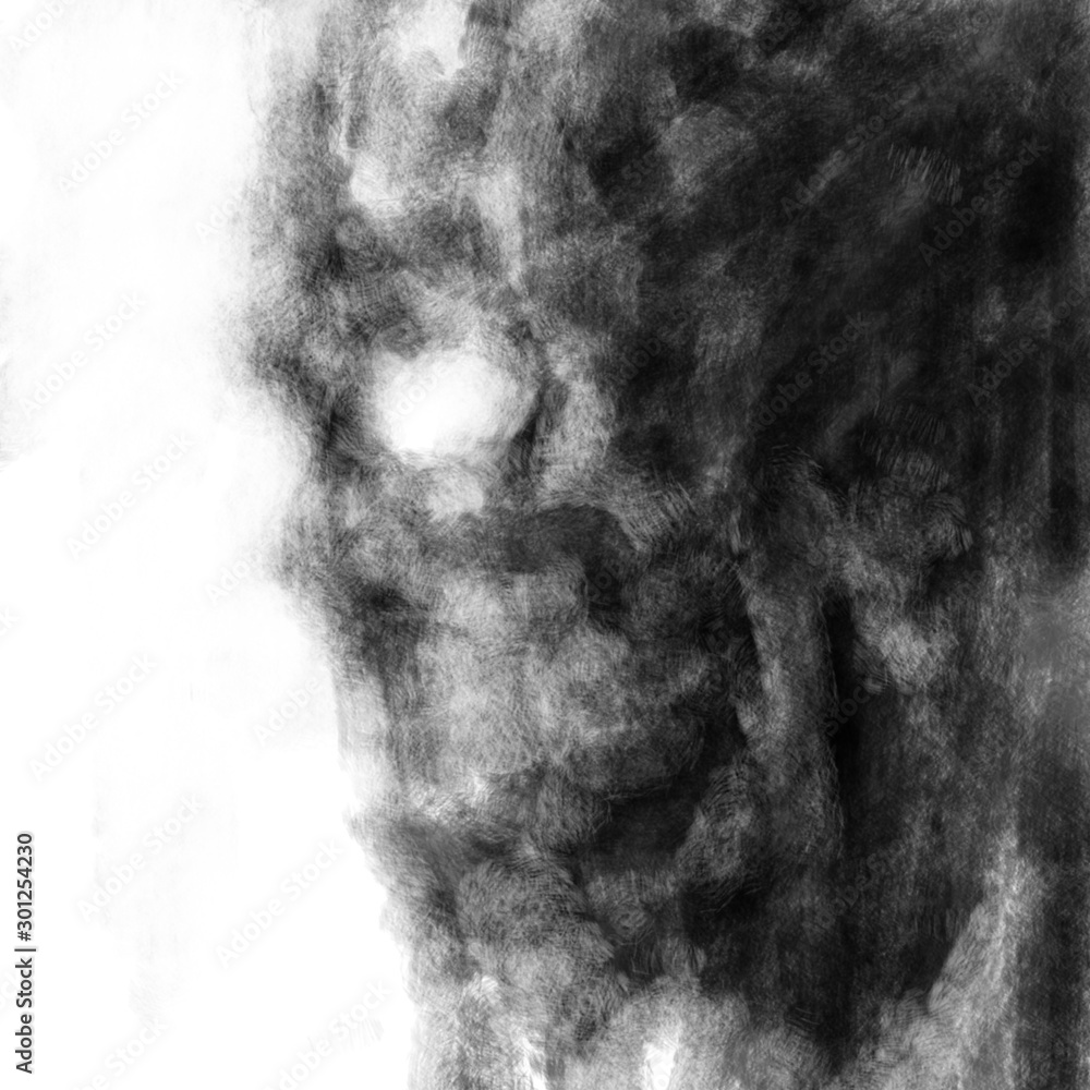 Demon Faces In Smoke