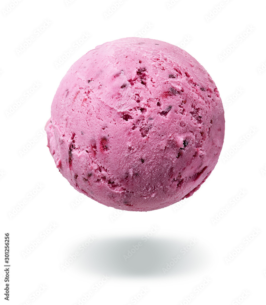 flying ice cream scoop Stock Photo | Adobe Stock