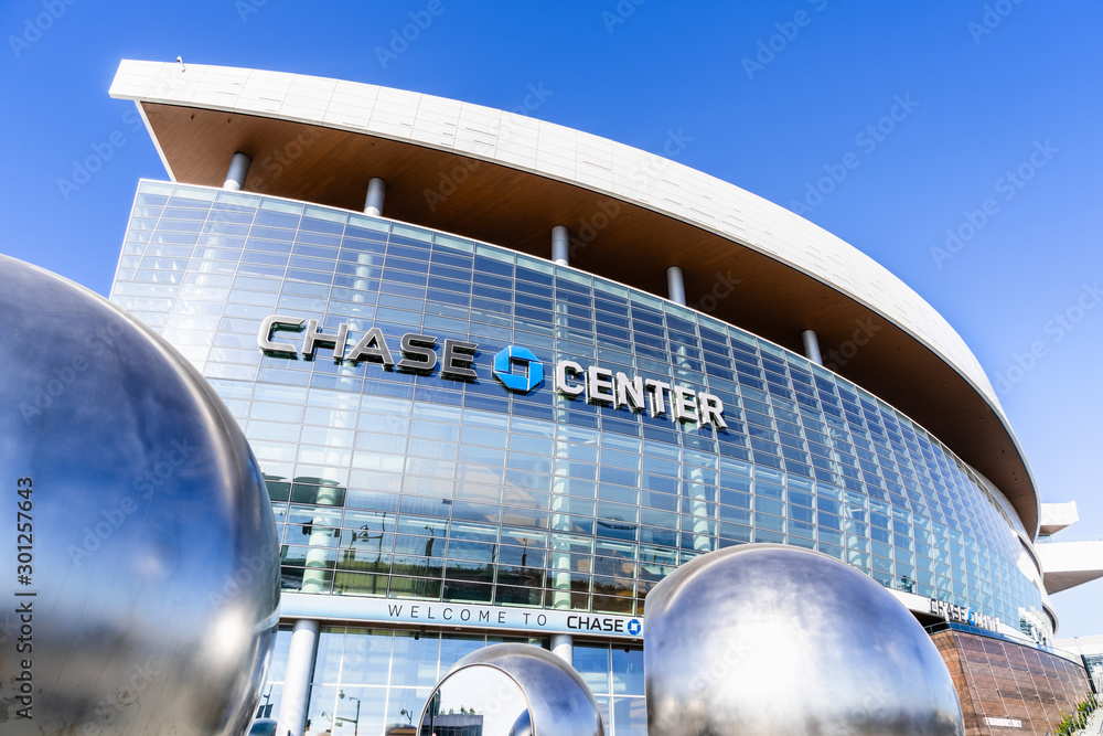 Nov 2, 2019 San Francisco / CA / USA - The newly opened Chase Center ...