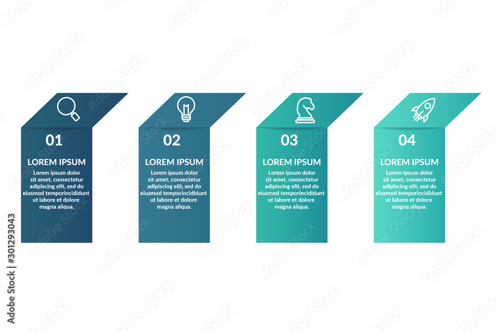 step or process infographic template design . infographic concept for ...
