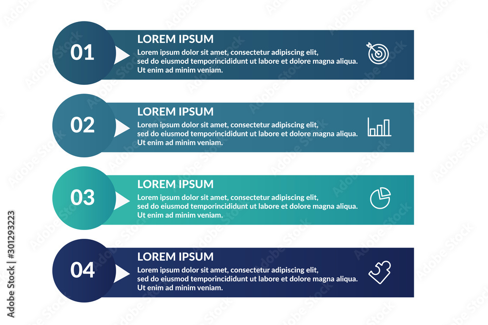 step or process infographic template design . infographic concept for ...