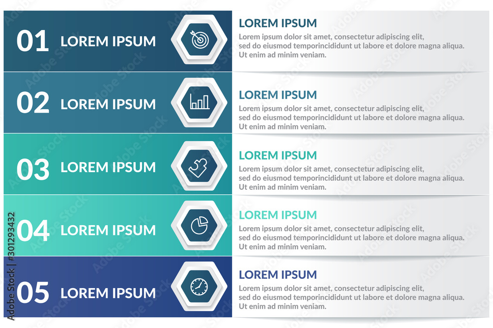 step or process infographic template design . infographic concept for ...