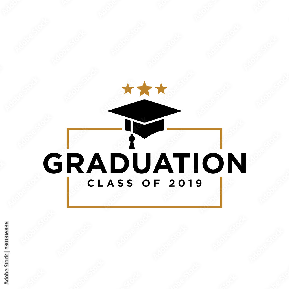 Graduation cap icon related to graduation celebrating logo. Vector eps ...