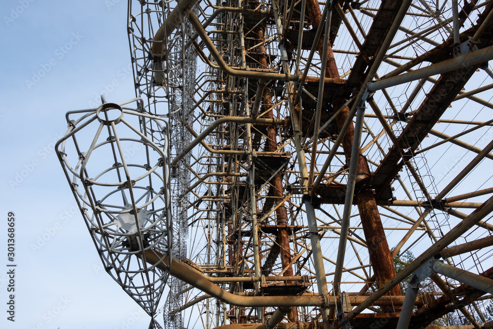 Soviet radar system in Chernobyl Nuclear Power Plant Zone of Alienation ...