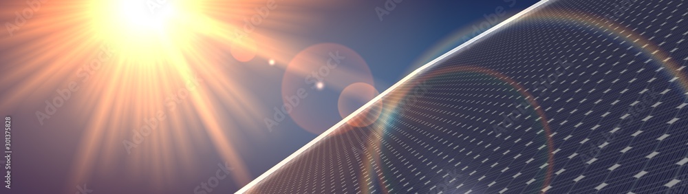 photovoltaic renewable background solar panel 3d Stock Photo | Adobe Stock