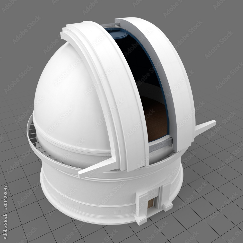 Open observatory Stock 3D asset | Adobe Stock