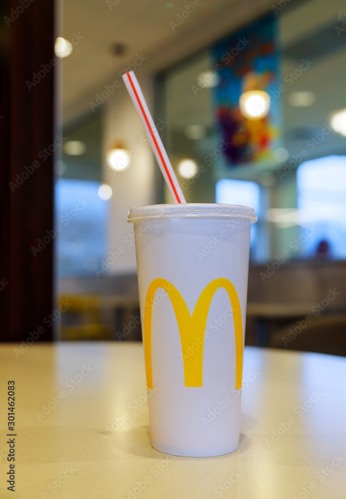 Mcdonald's cola drink in Mcdonald's restaurant fast food business ...