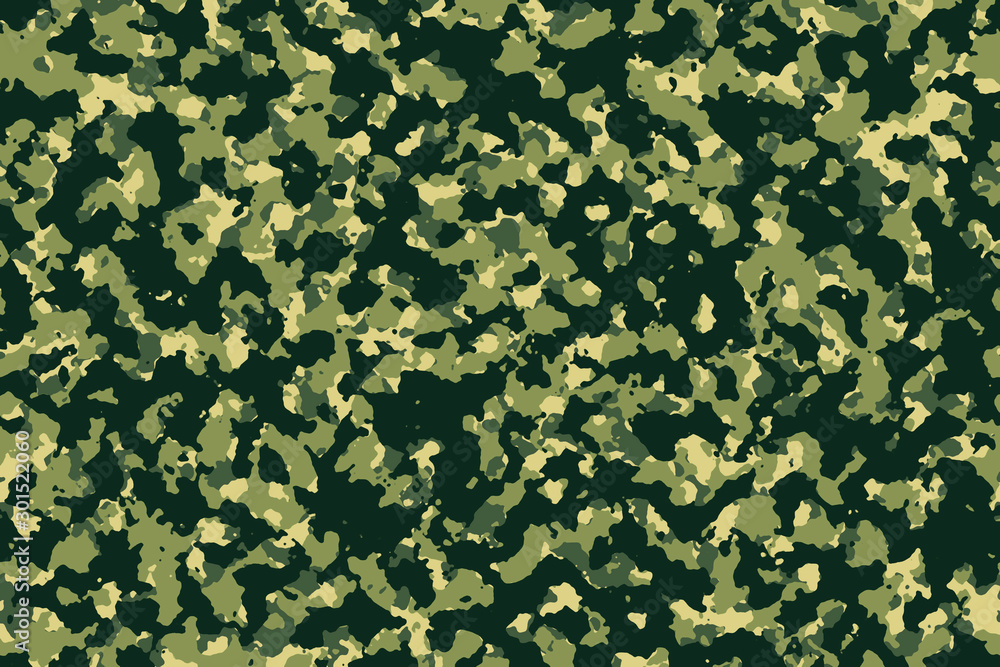 camouflage background, military base with predominant dark tones and ...