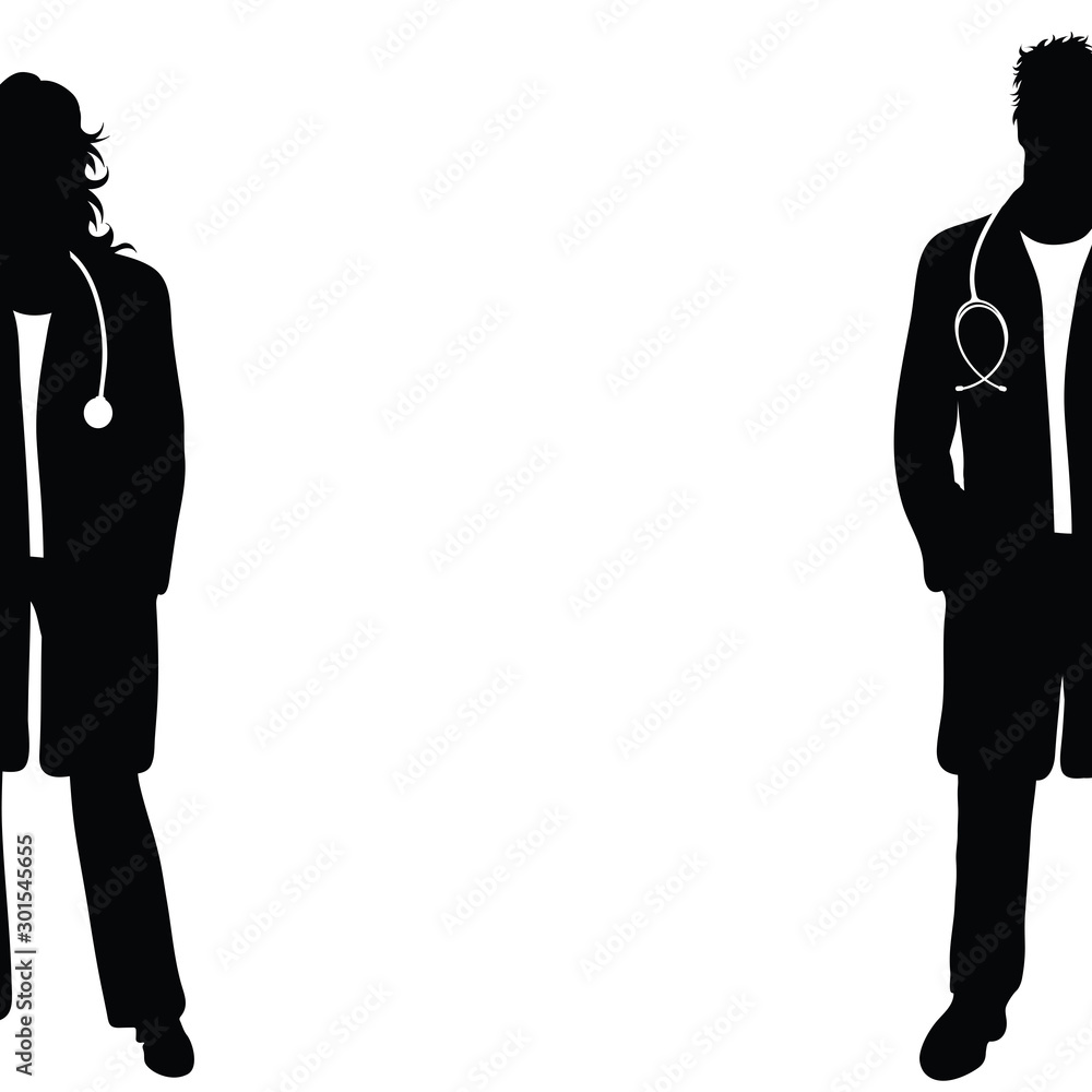 Medical Patient Silhouette