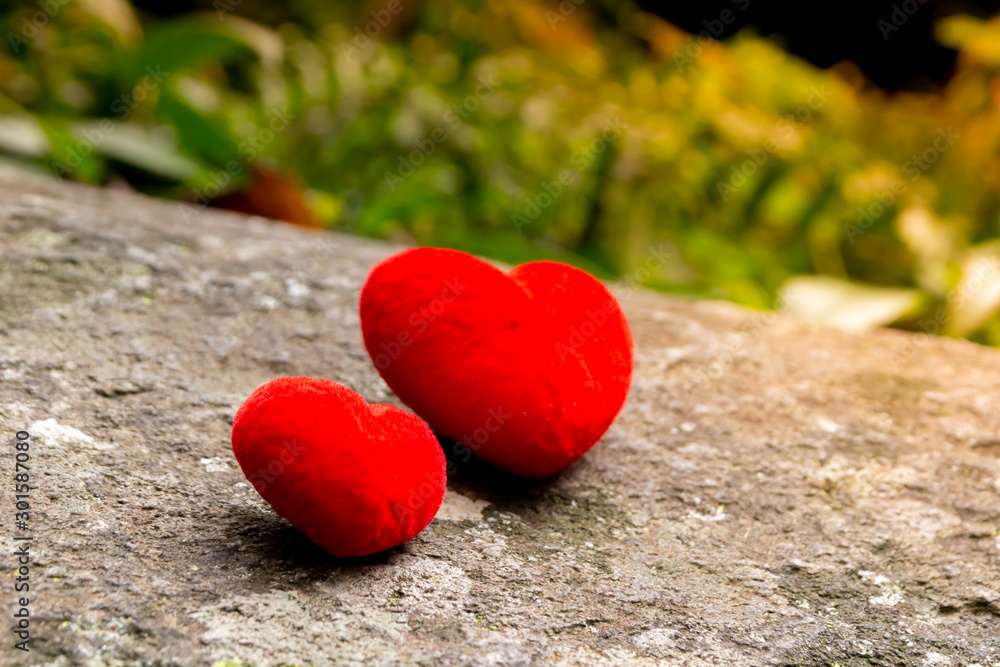 Hearts In Nature Wallpaper