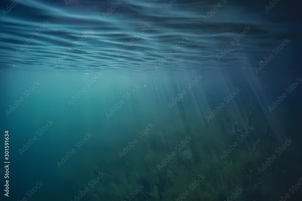 lake background water underwater abstract / fresh water diving ...